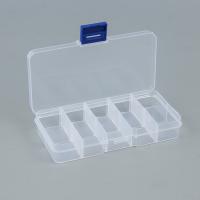 China 10 Grid Plastic Jewelry Storage Box Organizer for Earrings Beads Rings Small Parts for sale