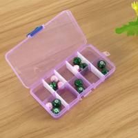 China 10 Grid Plastic Jewelry Storage Box Organizer for Earrings Beads Rings Small Parts for sale