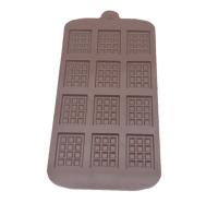 China Food Grade Silicone Chocolate Break Apart Molds 22.4cm Nonstick Protein Bar Mold for sale