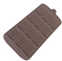 China Food Grade Silicone Chocolate Break Apart Molds 22.4cm Nonstick Protein Bar Mold for sale