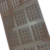 China Food Grade Silicone Chocolate Break Apart Molds 22.4cm Nonstick Protein Bar Mold for sale