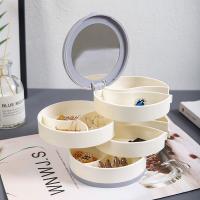 China Rotated Plastic Jewelry Organizer Storage Box for Stud Earring for sale