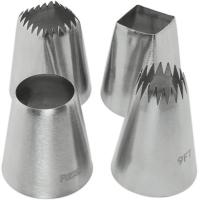 China Baking Mold Kit 4 in 1  Cream Nozzle Square and Round Biscuit Baking Tools for sale