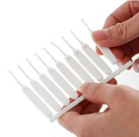 China 10-Pack Shower Head Cleaning Brush Set 8cm Nylon Bristle Plastic Handle for Nozzle Holes for sale