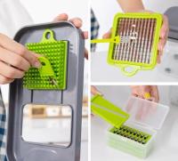 China Kitchen Tools Vegetable Fruit Chopper Slicer Manual Vegetable Grater Cutter Set for sale
