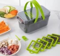 China Kitchen Tools Vegetable Fruit Chopper Slicer Manual Vegetable Grater Cutter Set for sale
