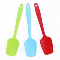 China 11inch Silicone Spatula Heat Resistant 500F Non-Stick Flexible Baking Mixing Tool with Stainless Steel Core for sale