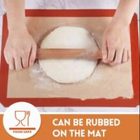 China Non-Stick Silicone Baking Mat Premium Food Safe kitchen Baking Pan Mat for sale