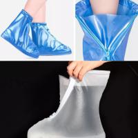 China Thicken PVC Anti-Slip Rain Shoe Covers Adjustable Waterproof Boots for Men Women for sale