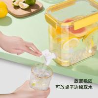 China 4.5L Plastic Refrigerator Beverage Dispenser Cold Water Kettle with Faucet for sale