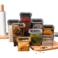 China Kitchen Bulk Sealed Food Spice Household Storage Container PET Plastic ODM for sale