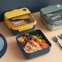 China Rectangle PP Bento Box 1L 2L 3L Airtight Lunch Box Microwave Safe BPA Free Food Storage for sale