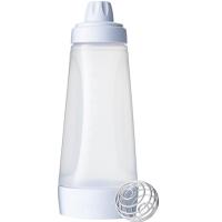 China 1000ml Plastic Pancake Batter Dispenser Shaker Bottle with BlenderBall for Smooth Mixing for sale