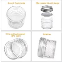 China 100ml Wide Mouth Mini Glass Preserve Jars for Jam Caviar 40 Pack with Gold Lids for sale