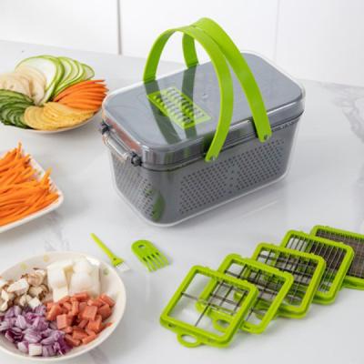 China Multifunctional Kitchen Tool Accessories  22 pcs  Onion Cutter Vegetable Chopper Slicer for sale