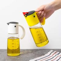 China Leakproof Olive Oil Dispenser Bottle 300ml Glass Cruet with Non-Drip Spout for sale