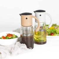 China Leakproof Olive Oil Dispenser Bottle 300ml Glass Cruet with Non-Drip Spout for sale