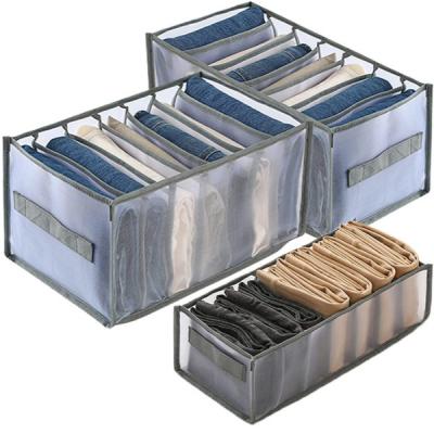 China 7 Grid Clothing Household Storage Container Drawer Organizer For Wardrobe for sale