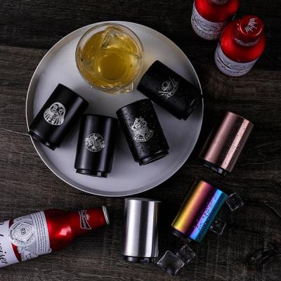 China Stainless Steel Automatic Beer Bottle Opener Bar Kitchen Supplies 3 Colors for sale