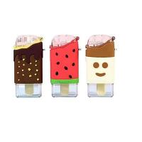 China Kids Cute Ice Cream Shaped Water Bottle Cup with Straw 10OZ BPA Free for sale