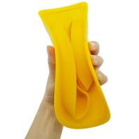 China Non Slip Yellow Duck Silicone Divided Plate Toddler Plates for sale