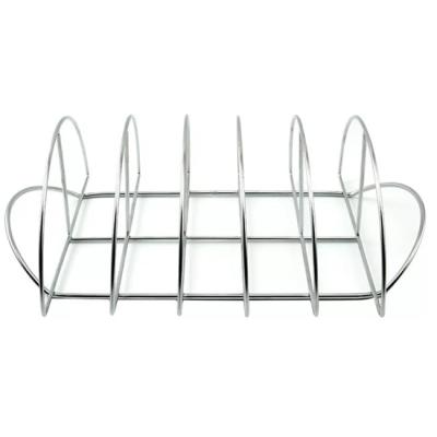 China Barbecue BBQ Tools And Accessories Steak Rib Rack Holder for sale