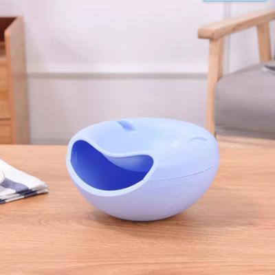 China Food Grade Plastic Pistachio Nut Bowl with Shell Holder 20x11 cm Snack Storage Container for sale