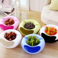 China Food Grade Plastic Pistachio Nut Bowl with Shell Holder 20x11 cm Snack Storage Container for sale
