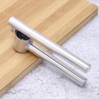 China 304 Stainless Steel Garlic Press Mincer with Peeler Set 10.5cm Ergonomic Handle for sale