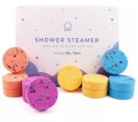 China Essential Oil Dried Flower Aromatherapy Shower Tablets 12x30g Multicolor Gift Set for sale