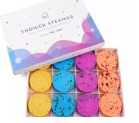 China Essential Oil Dried Flower Aromatherapy Shower Tablets 12x30g Multicolor Gift Set for sale