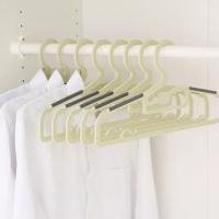 China Non Slip Plastic Coat Hangers 12 Pack Heavy Duty Multicolor Clothes Hangers for Drying for sale