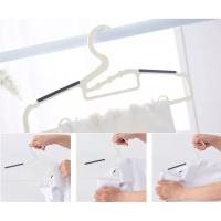 China Non Slip Plastic Coat Hangers 12 Pack Heavy Duty Multicolor Clothes Hangers for Drying for sale