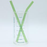 China Reusable Glass Straws Multiple Colored Borosilicate Glass Drinking Straws for sale