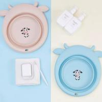 China Collapsible Travel Wash Basin for Baby Foldable Portable Camp Basin 4cm Height 4200ml Capacity for sale