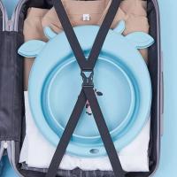 China Collapsible Travel Wash Basin for Baby Foldable Portable Camp Basin 4cm Height 4200ml Capacity for sale