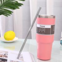 China Bulk 30oz Stainless Steel Insulated Tumblers Coffee Mugs with Lid and Straw for sale