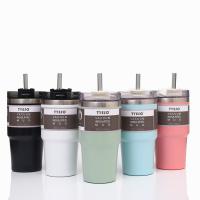 China Bulk 30oz Stainless Steel Insulated Tumblers Coffee Mugs with Lid and Straw for sale