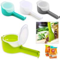 China Zwish Plastic Pour Food Storage Bag Clip 2 Inch Nozzle 5.5x2.3x1.7 Inches for Sealing for sale
