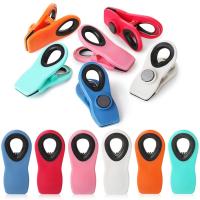 China PP TPR Plastic Magnetic Bag Clips for Fridge 3 Inch 12 Pack Colorful for sale