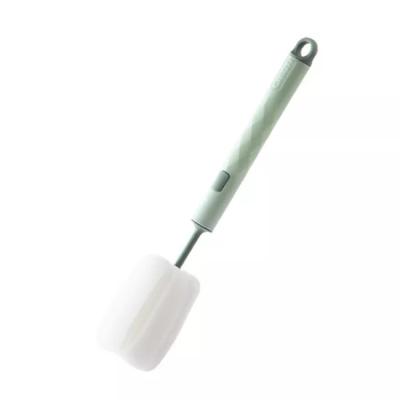 China Removable Long Handle Cleaning Sponge Bottle Brush Cleaner Diamond Shaped for sale