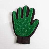 China Silicone Pet Grooming Gloves for Dogs Cats Massage Deshedding 5 Finger Design for sale