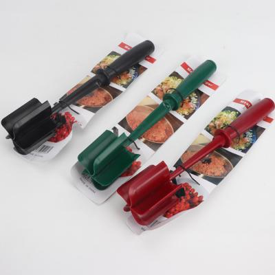 China Heat Resistant ABS Bulk Kitchen Supplies Hamburger Meat Masher for sale