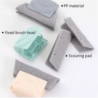 China ABS Plastic Window Groove Cleaning Brush 2-in-1 with Replaceable Sponge 30cm for sale