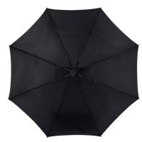 China Windproof Automatic Open 3 Folding Umbrella 95cm Canopy 27.5cm Folded Pongee Custom Logo for sale