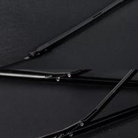 China Windproof Automatic Open 3 Folding Umbrella 95cm Canopy 27.5cm Folded Pongee Custom Logo for sale