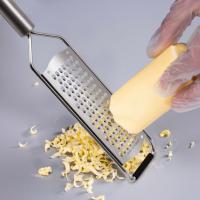China Multi Purpose Handheld Vegetable Cutter Stainless Steel Slicer Grater 32.2cm 3 Blades for sale