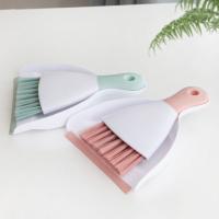 China Plastic Mini Hand Broom and Dustpan Set for Floor Sofa Desk Keyboard Car Cleaning 2 Piece for sale