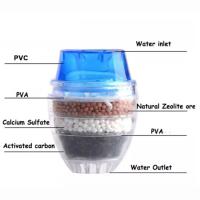 China Activated Carbon Kitchen Faucet Water Filter Tap Purifier 5 Layer Filtration 70g for sale