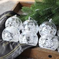 China Plastic Painted Christmas Ornament Ball 6cm 8cm Gold Red Silver Shatterproof for sale